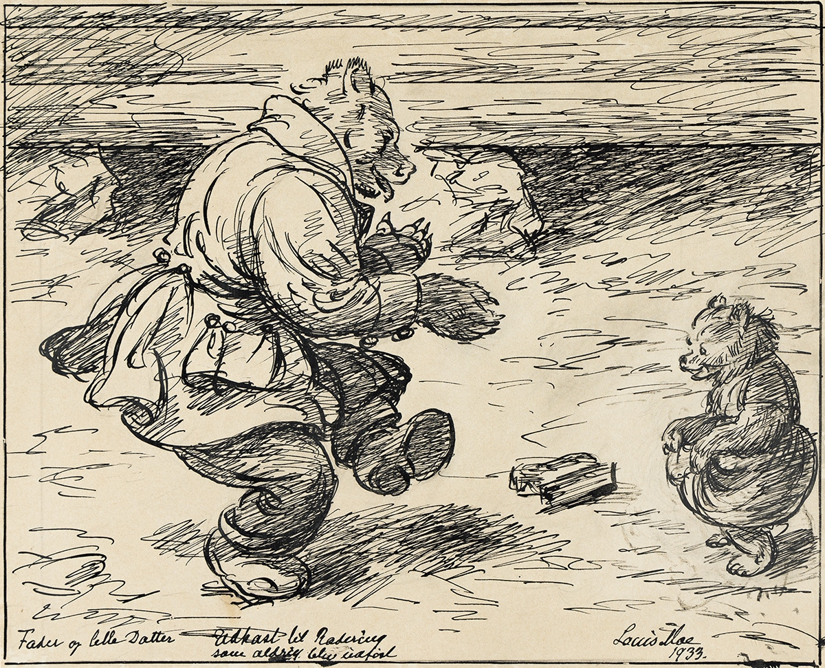 Louis Moe | Sagoillustration | MutualArt