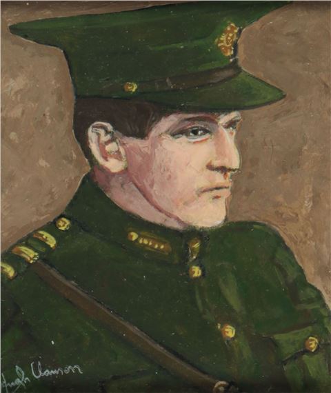 Hugh Clawson | PORTRAIT OF MICHAEL COLLINS | MutualArt