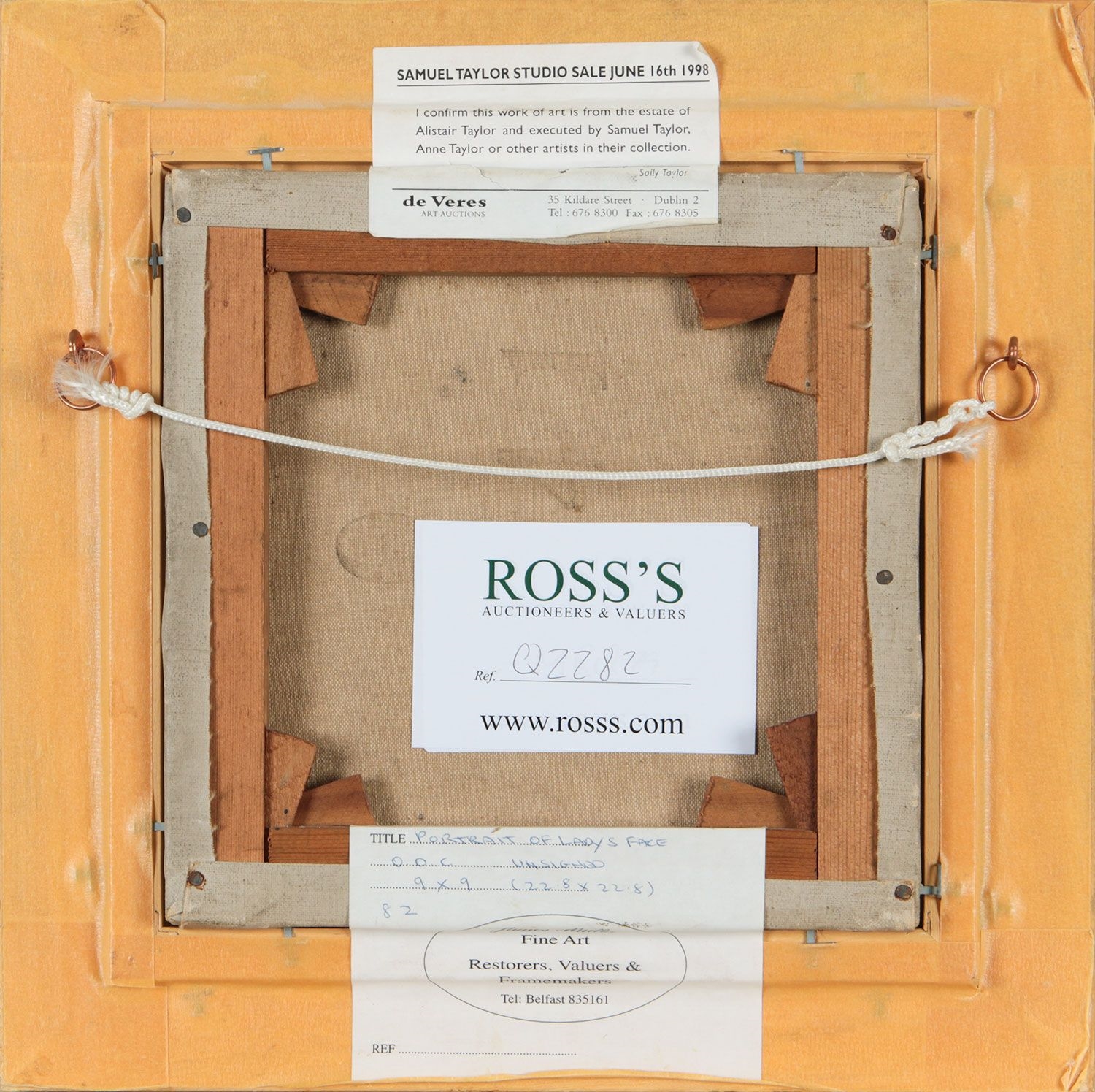 Samuel Connolly Taylor | PORTRAIT OF A LADY | MutualArt