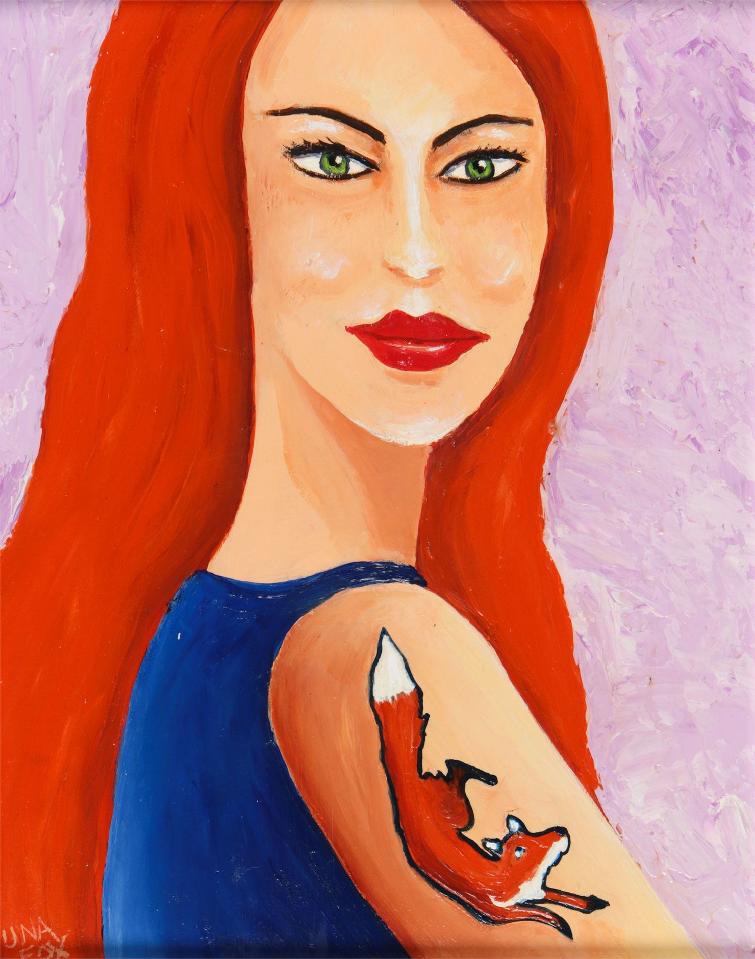 Una Fox | GIRL WITH A FOX TATTOO | MutualArt