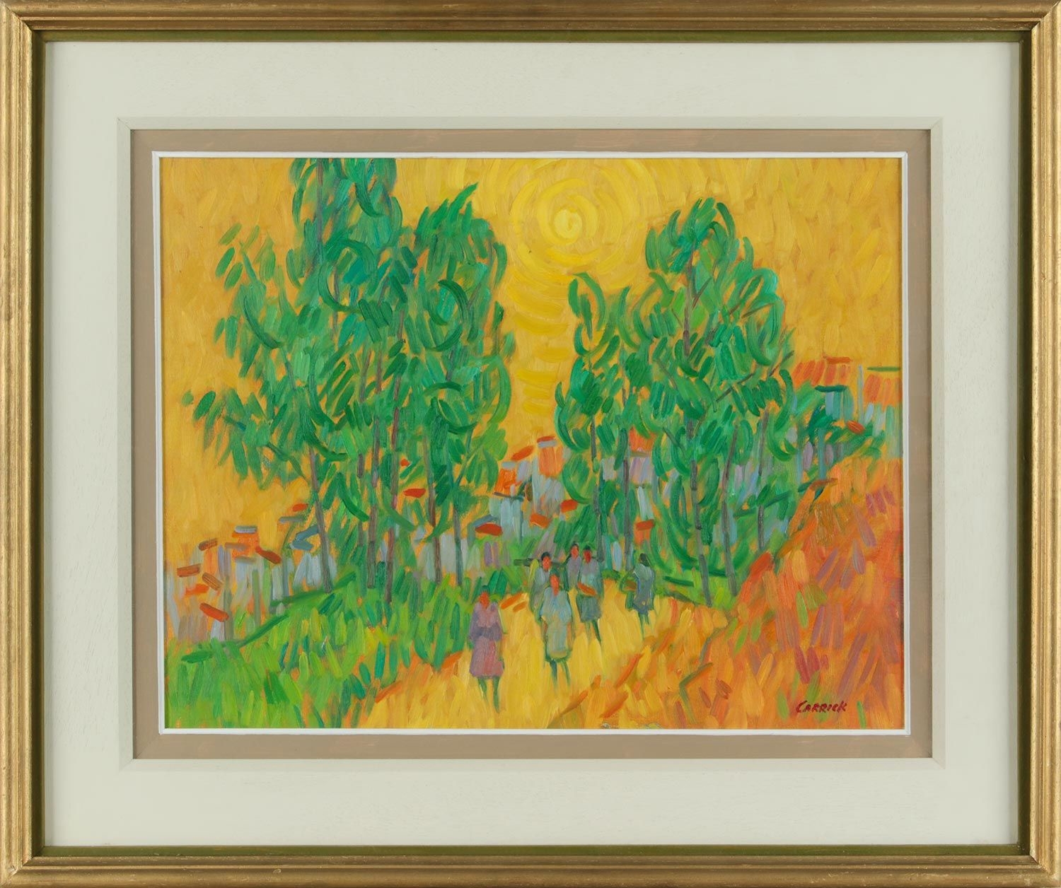 Desmond Carrick | SUN SETTING BEHIND TORROX, MALAGA | MutualArt