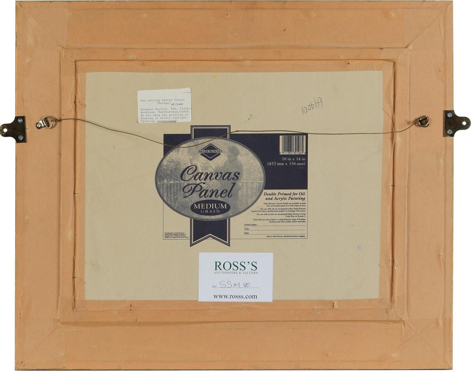 Desmond Carrick | SUN SETTING BEHIND TORROX, MALAGA | MutualArt