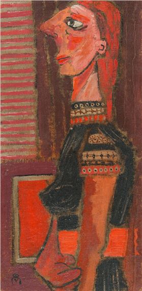 Colin Middleton | PORTRAIT OF A GIRL | MutualArt