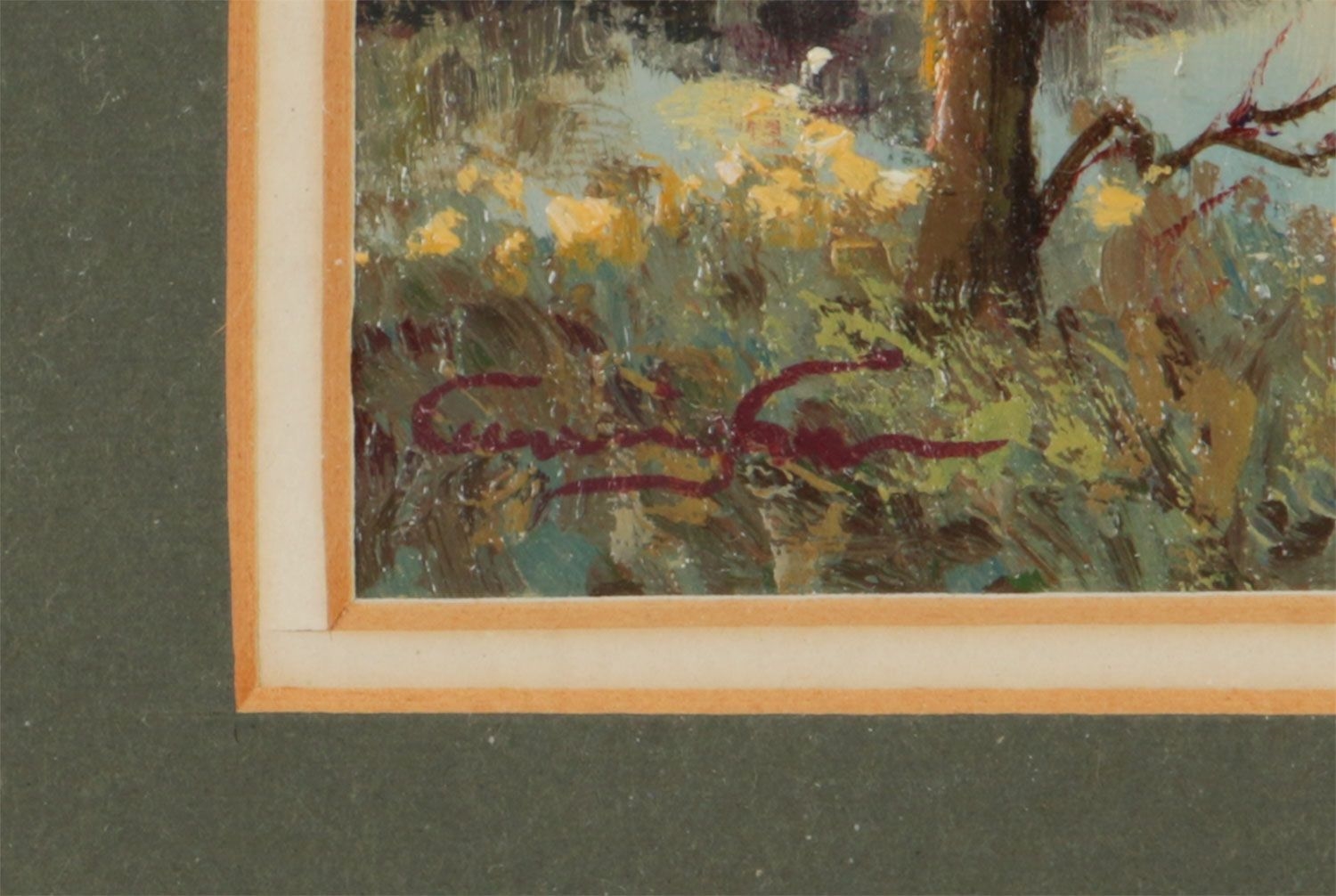 William Cunningham | TREES BY A RIVER | MutualArt