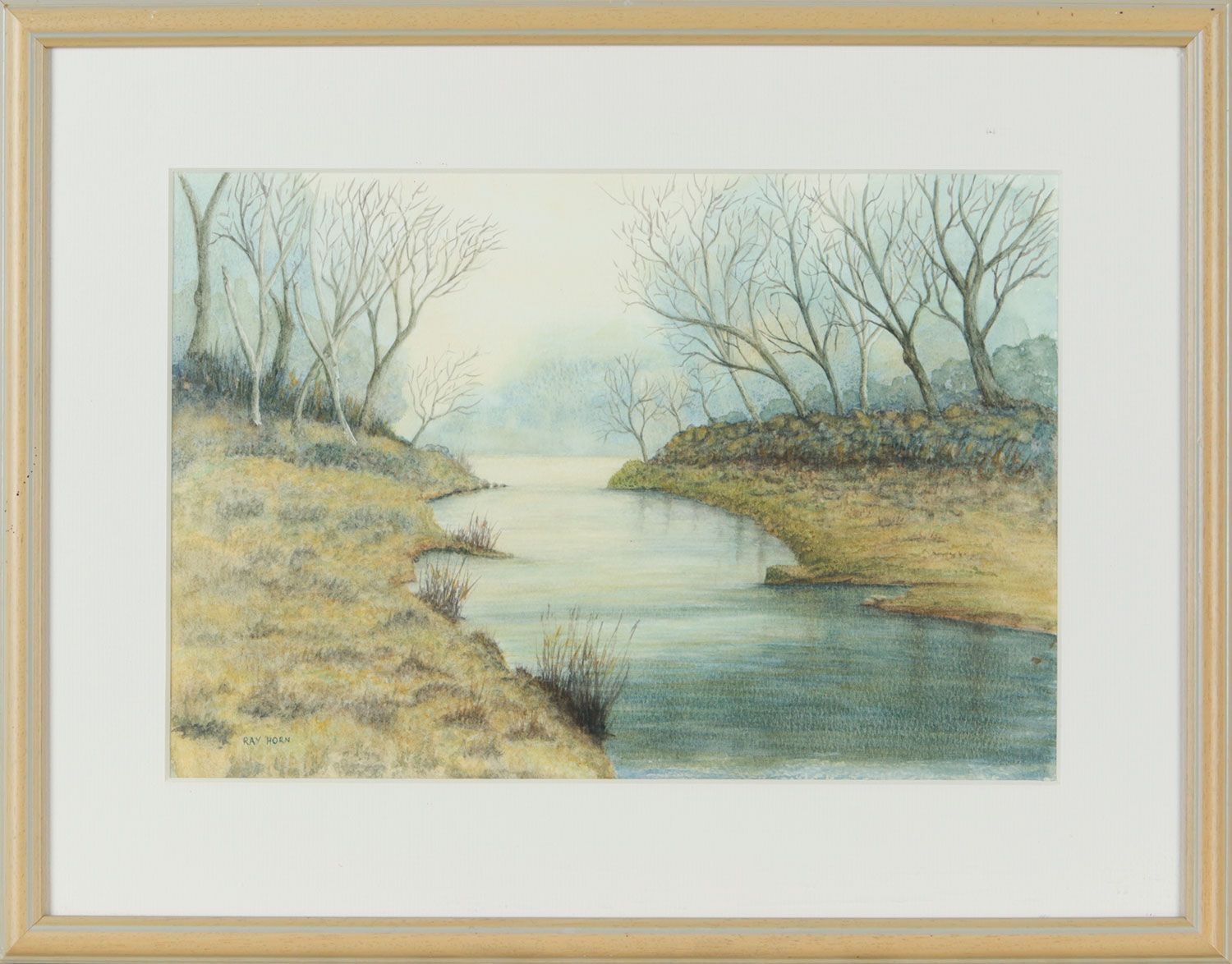 Ray Horne | AUTUMN TREES BY THE RIVER | MutualArt