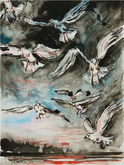 Ulrike Theusner | Weird birds are coming (2022) | MutualArt