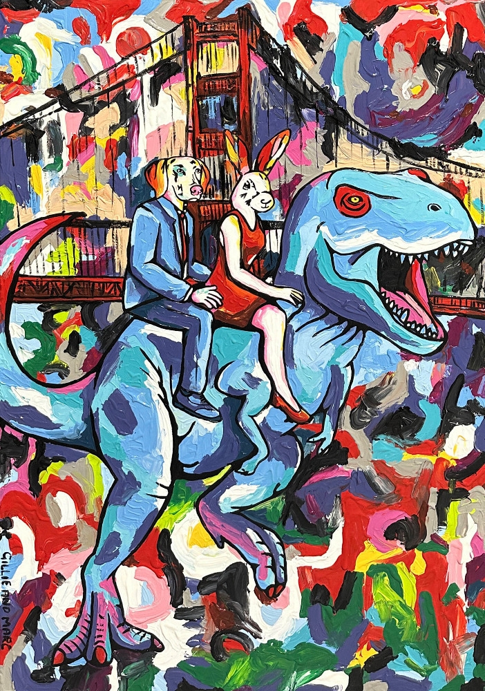 Gillie & Marc Schattner | Go T-Rex Go | MutualArt