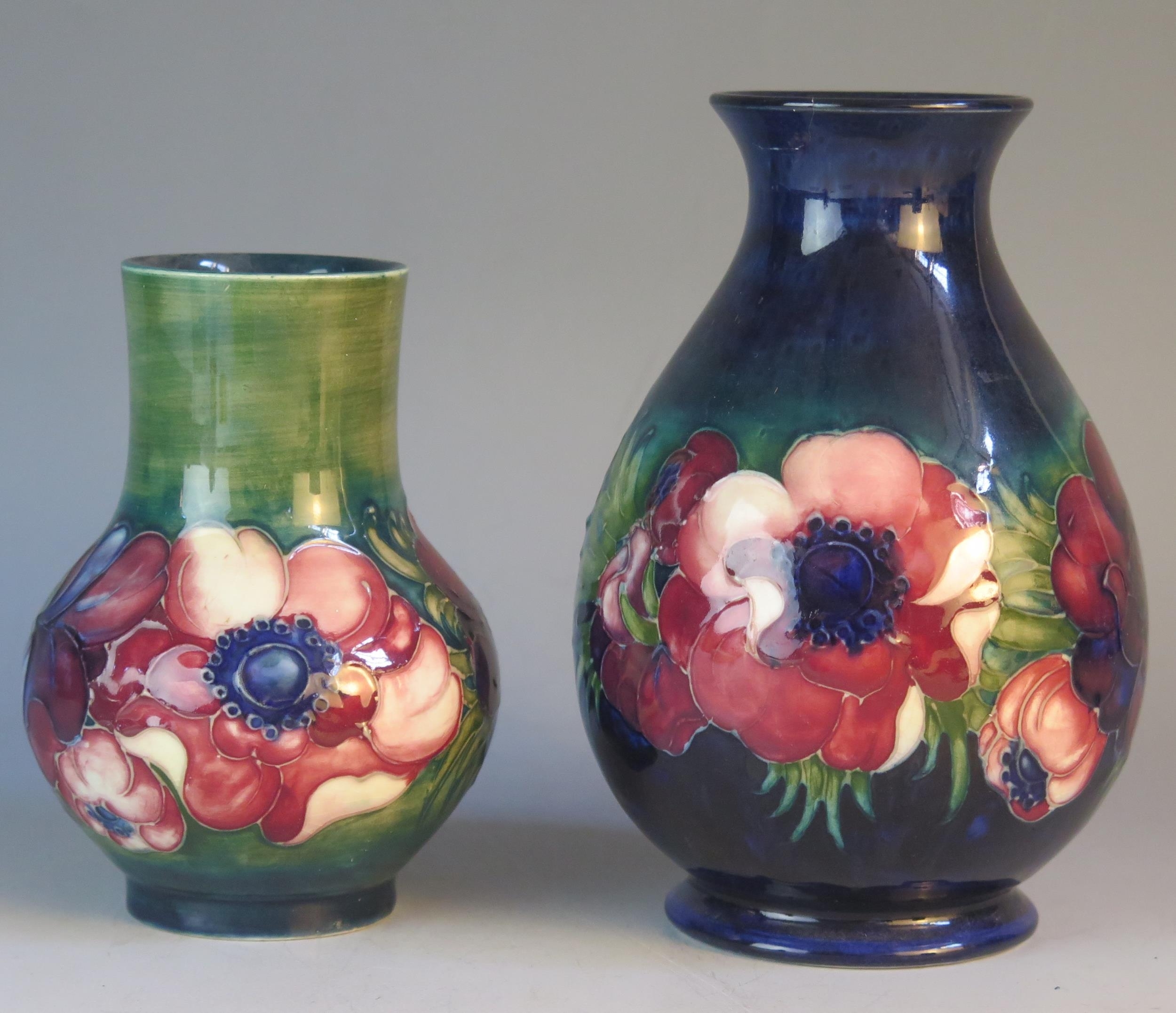 William Moorcroft | A Moorcroft pottery vase of ovoid form with Anemone ...