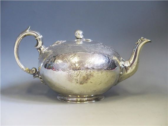 William Barnard | A Victorian silver teapot (1841) | MutualArt