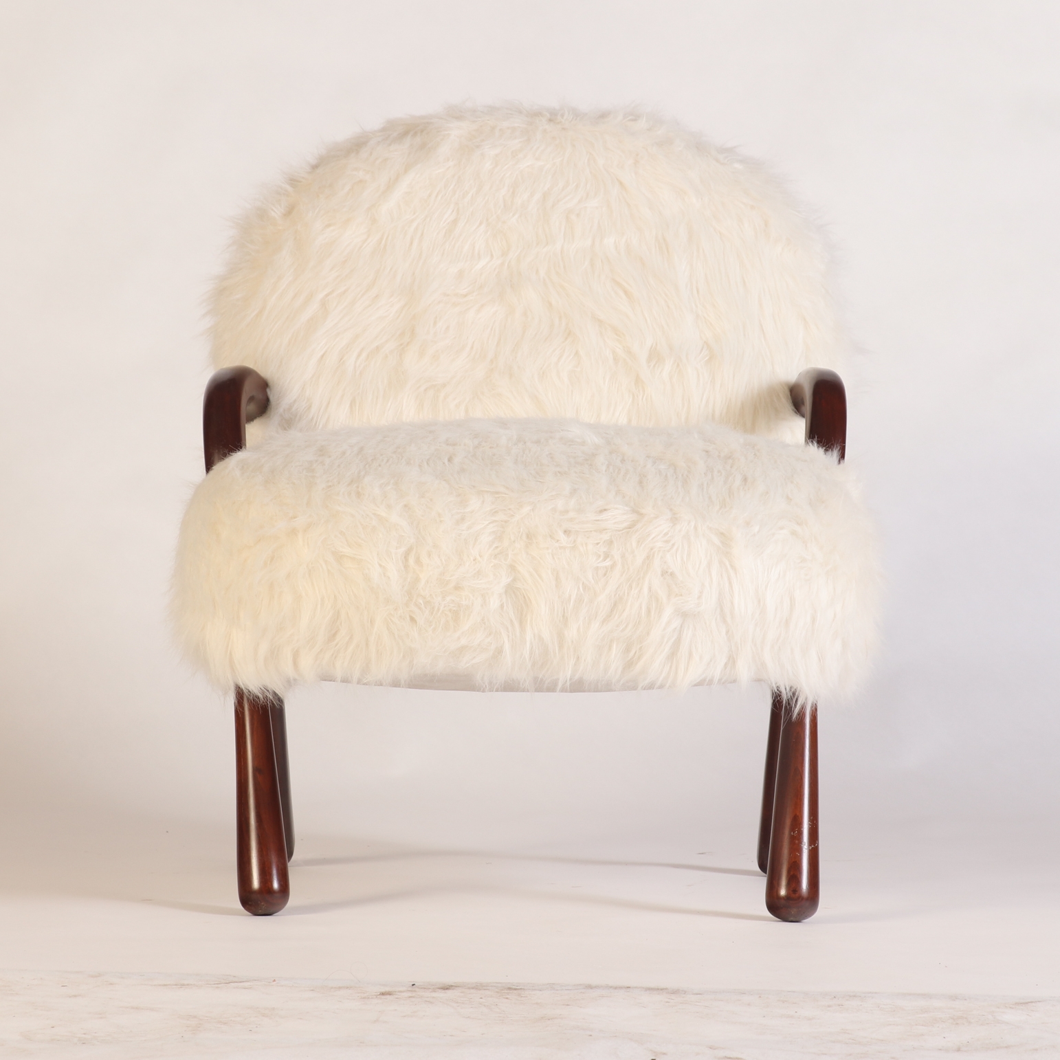 Jean Royère | Pair upholstered lounge chairs | MutualArt