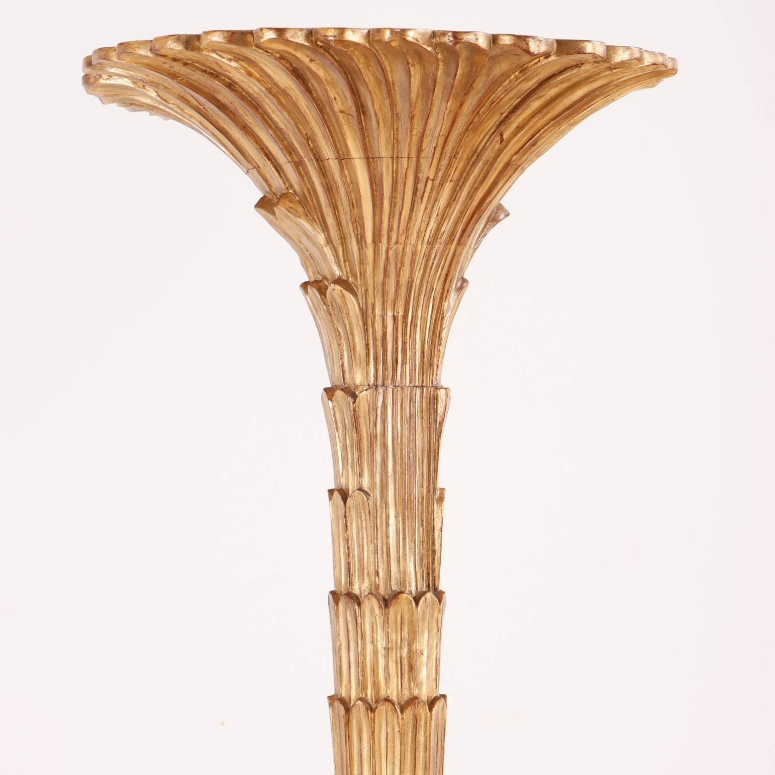 Serge Roche | Pair of carved and giltwood torchieres in the manner of ...