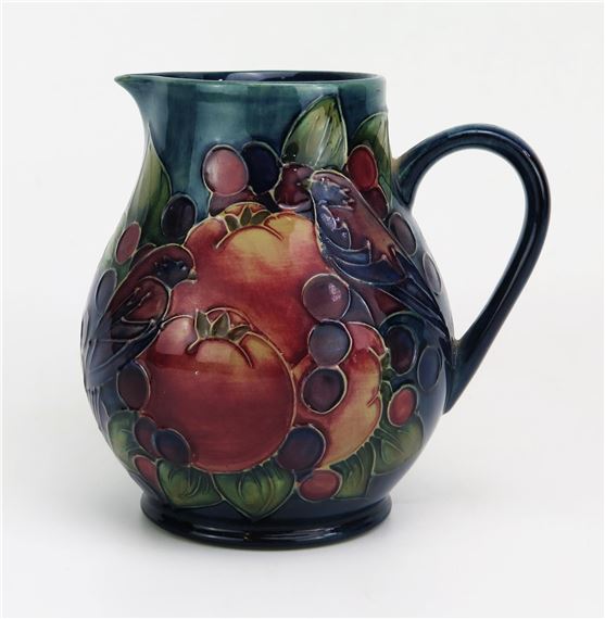 William Moorcroft | A contemporary Moorcroft pottery jug in the Finches ...