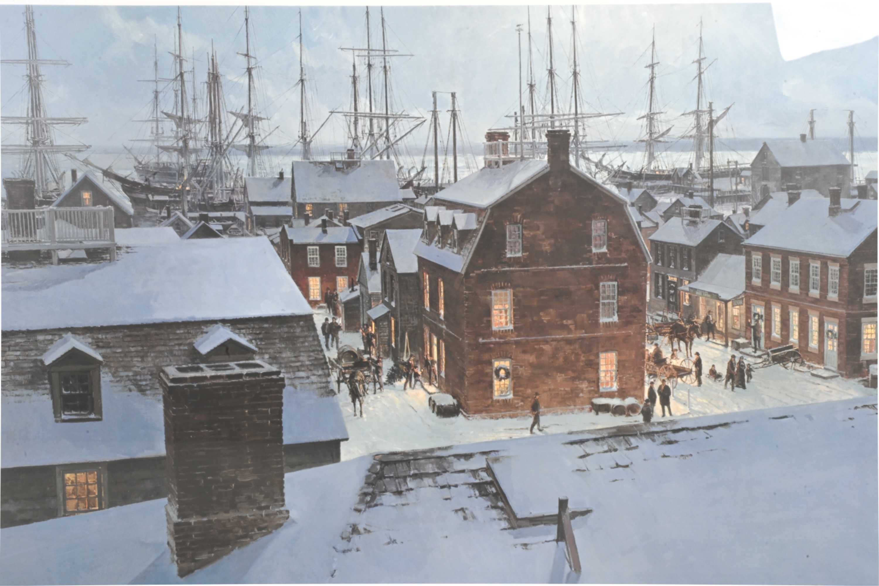 Christopher Blossom | CHRISTOPHER BLOSSOM (B. 1956) WINTER PRINT ...
