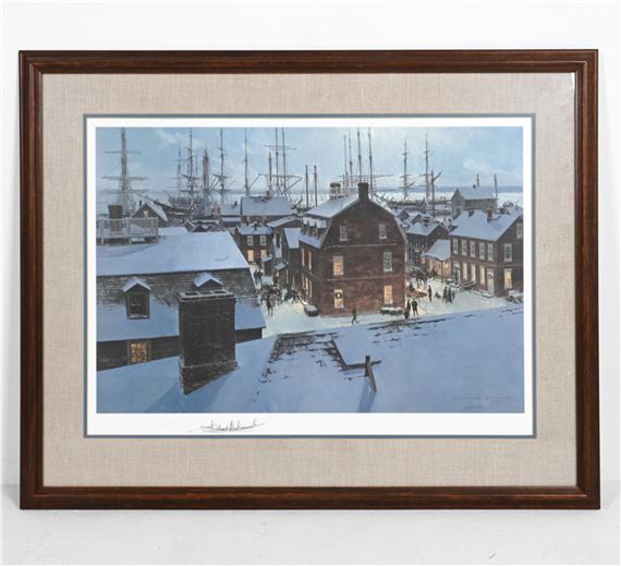 Christopher Blossom | CHRISTOPHER BLOSSOM (B. 1956) WINTER PRINT ...