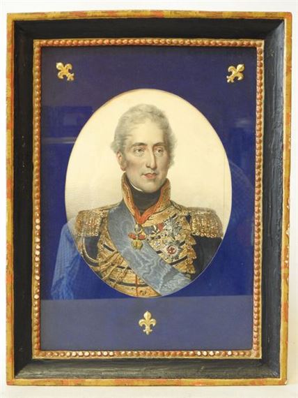 Jean-Baptiste Duchand de Sancey | Portrait of Charles X in Uniform ...