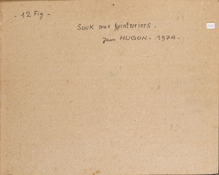 Jean Hugon | Jean HUGON (1919-1990) Souk aux teinturiers,... - Lot 38 ...