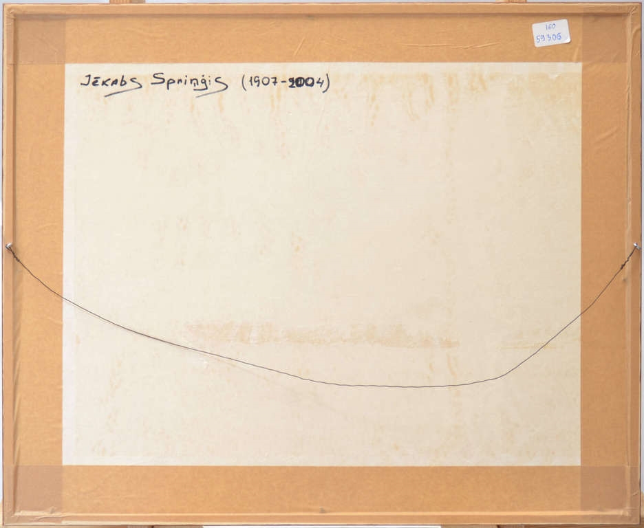 Jekabs Springis | Winter landscape (1969) | MutualArt