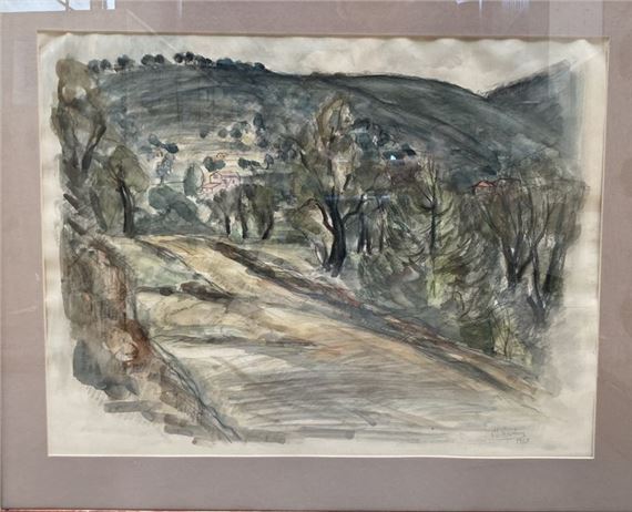Henri Epstein | Henri EPSTEIN (1892-1944) Landscape with houses (1938 ...