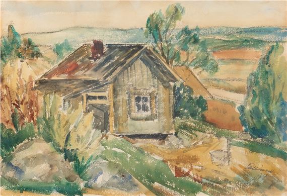 Tyko Sallinen | Maisema, Cagnes (1921) | MutualArt