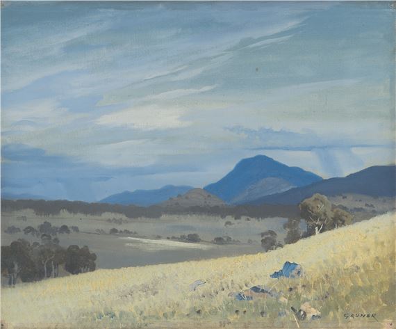 Elioth Gruner | Mount Tennant (Canberra) 1934 (1934) | MutualArt