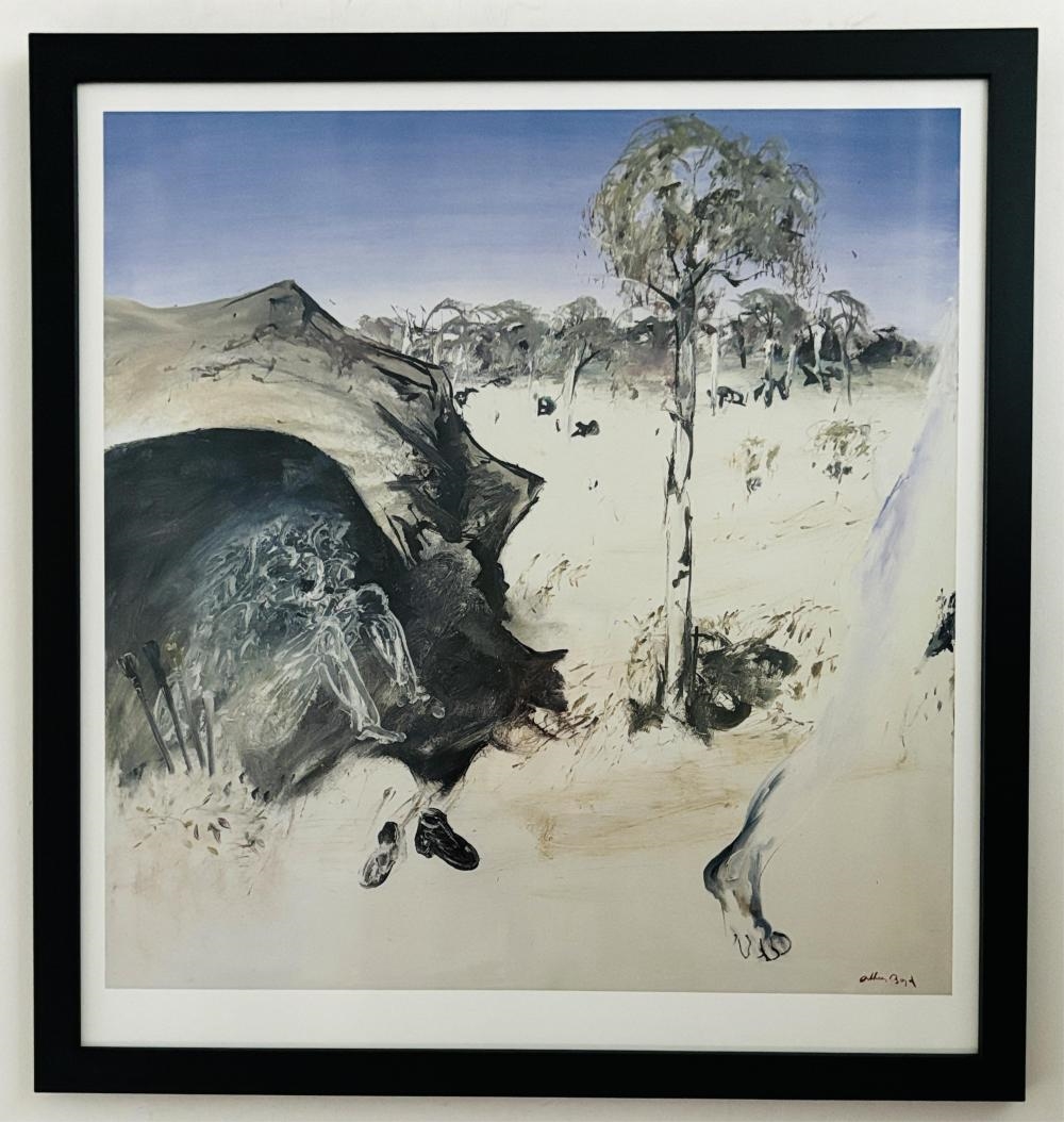 Arthur Boyd | Artist In A Cave And Shoes And Model's Leg | MutualArt