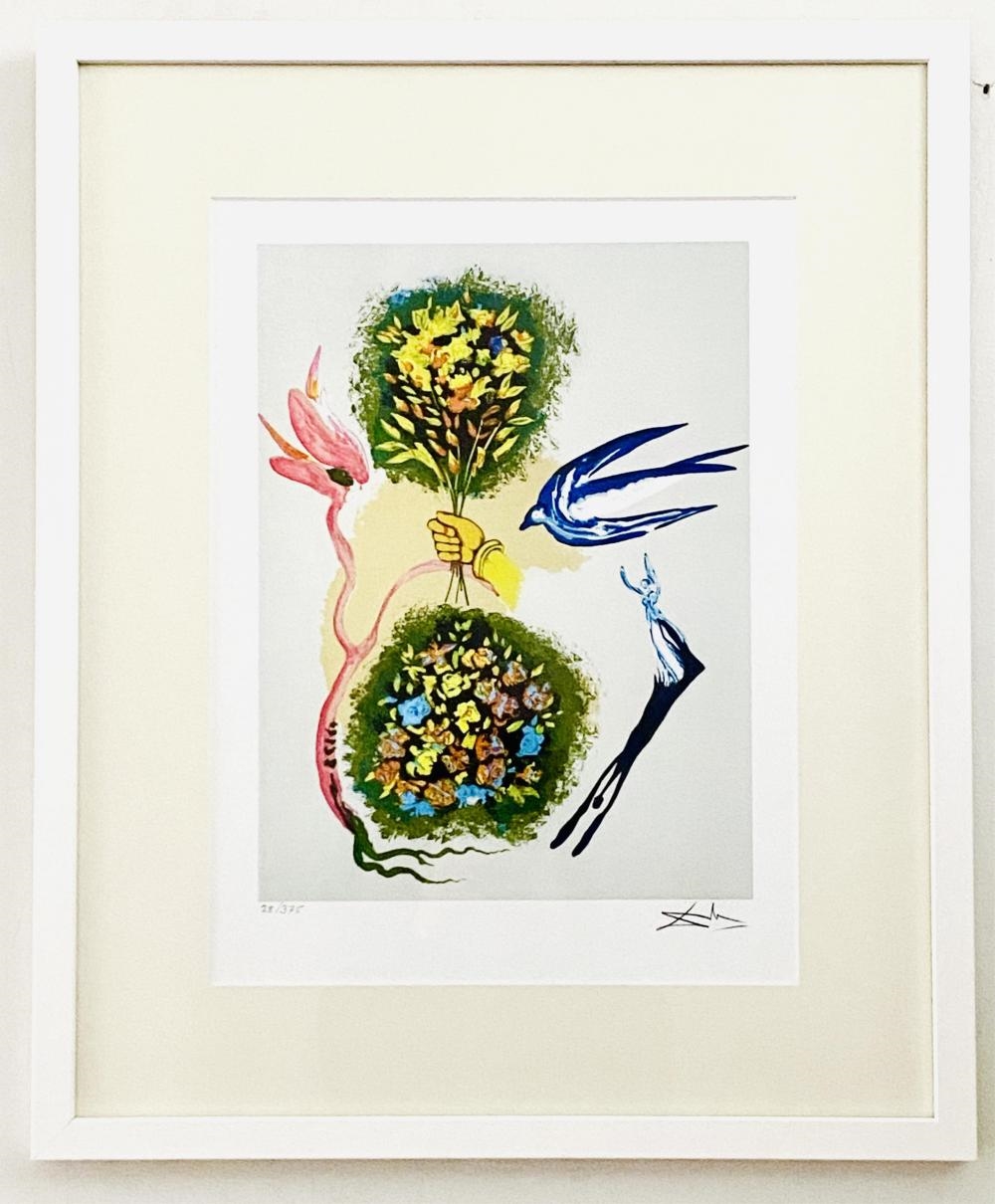 Salvador Dalí | Salvador Dali Apparition Of The Rose Limited Edition ...