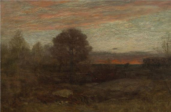 Dwight William Tryon | Landscape at Dusk | MutualArt