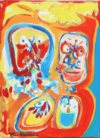 Finn Pedersen | Faces (1980) | MutualArt