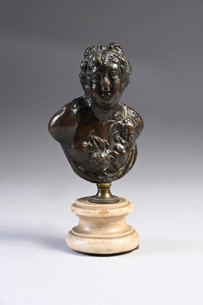 Niccolò Roccatagliata | Patinated bronze bust of a Bacchante (17th ...