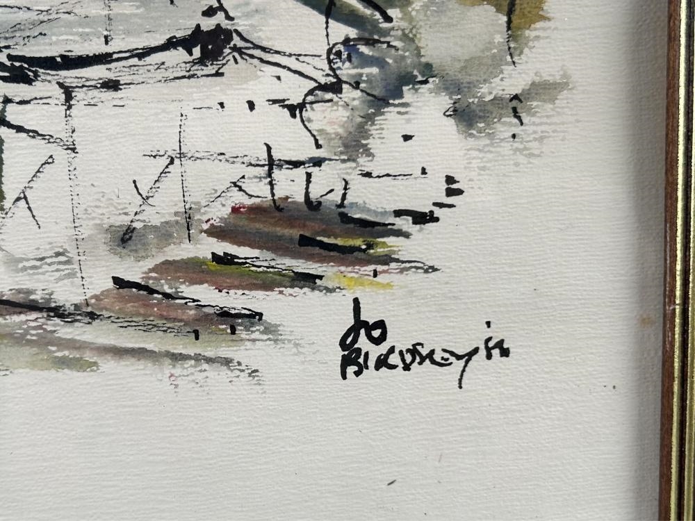Alfred Birdsey | Seascape with sailboats (1983) | MutualArt