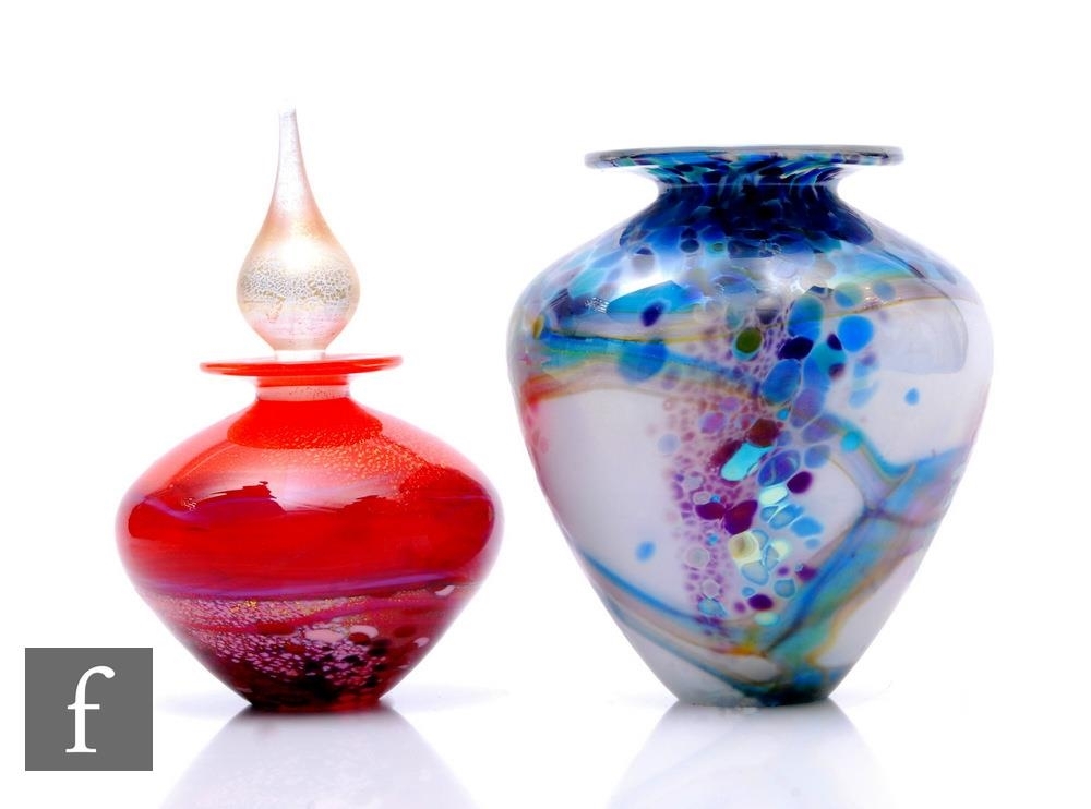 Jonathan Harris | A contemporary Jonathon Harris studio glass Opal ...