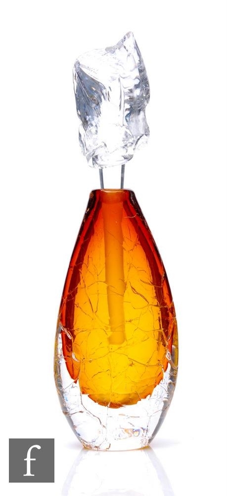 Bob Crooks | A contemporary Bob Crooks studio glass scent bottle of ...