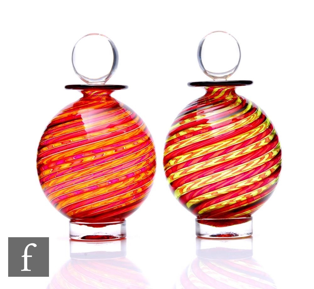 Bob Crooks | A contemporary Bob Crooks studio glass scent bottle of ...