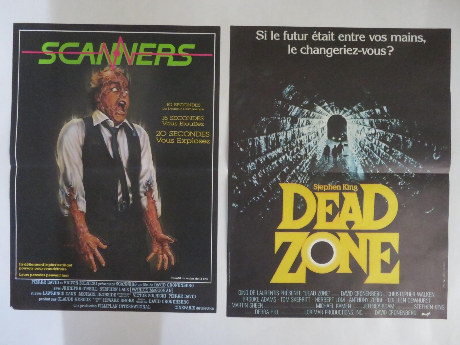 David Cronenberg | David Cronenberg : 2 films / 2 affichettes 0,40 x 0 ...