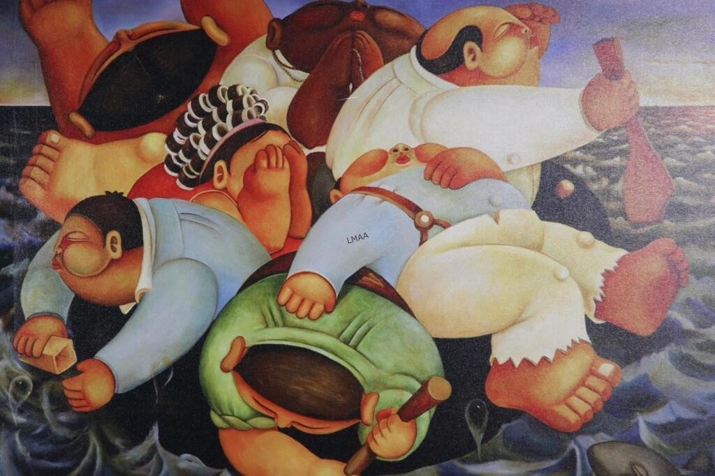 Alberto Godoy | BALSEROS BY ALBERTO GODOY OIL ON CANVAS | MutualArt