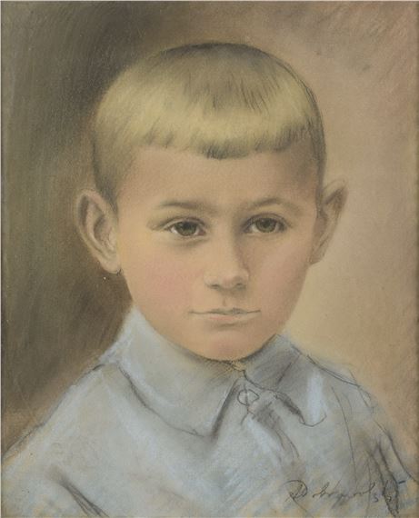 Adam Dobrodzicki | Portret chłopca | MutualArt