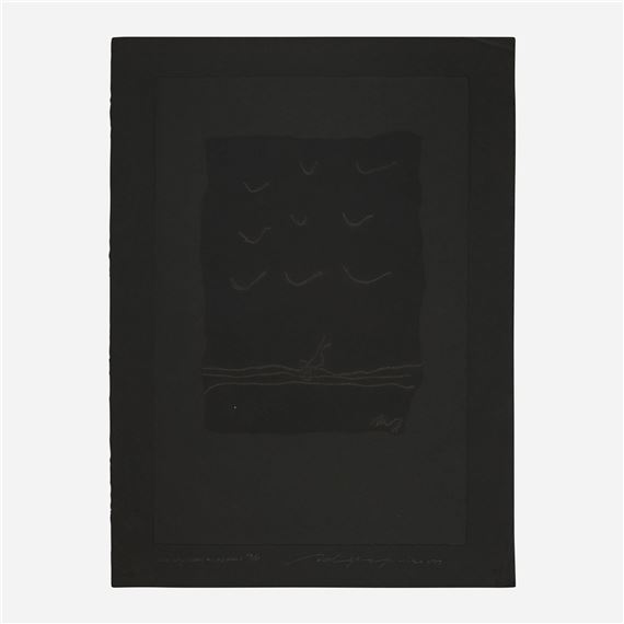 Adja Yunkers | The Sky Hides All Its Birds (1977) | MutualArt