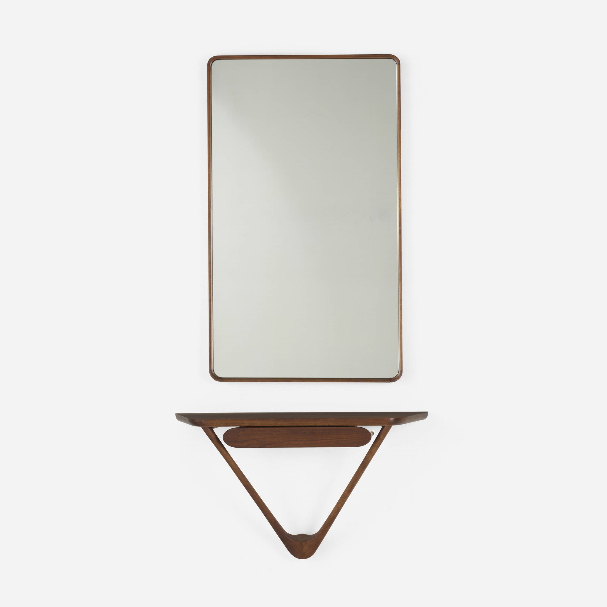 Eric Cheng | Wall-hanging mirror and console table (2006) | MutualArt