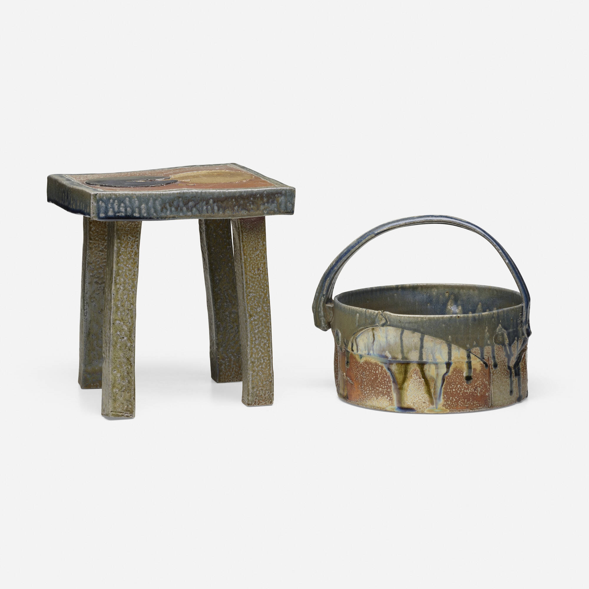 Robert Winokur | Stool and bucket (two works) | MutualArt
