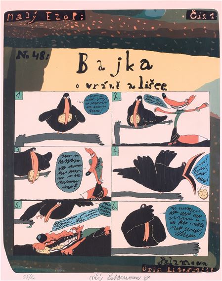 Jirí Salamoun | Bajka o vráně a lišce, 1987 (1987) | MutualArt