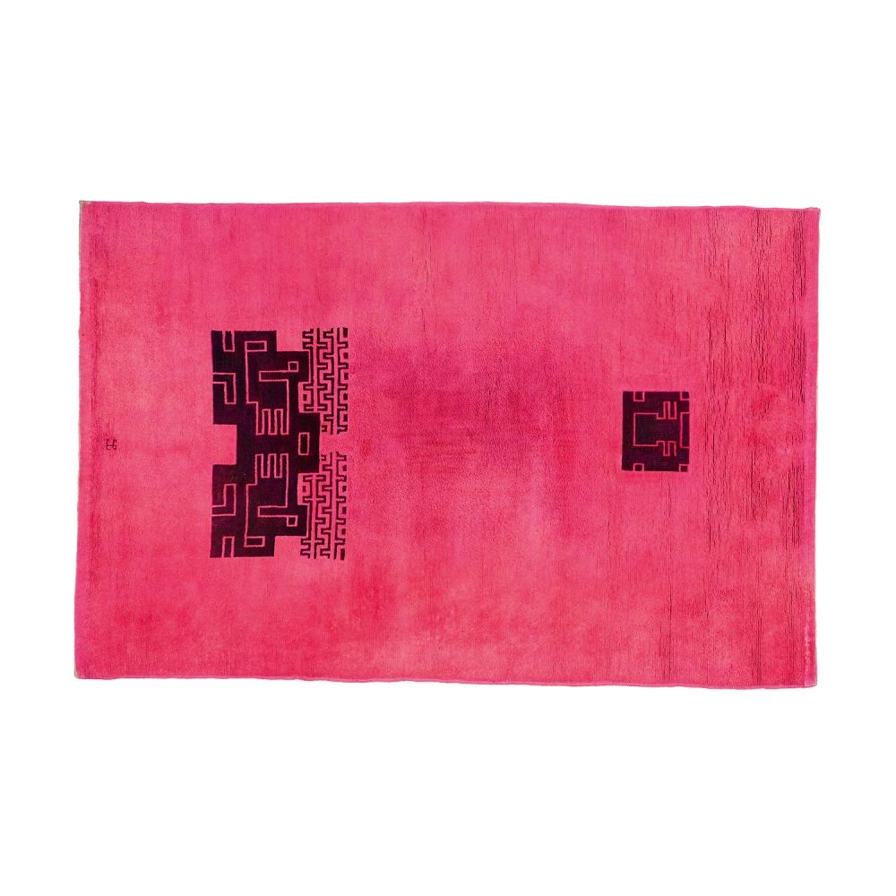 Ivan da Silva Bruhns | Tapis rectangulaire au point noué en haute laine ...