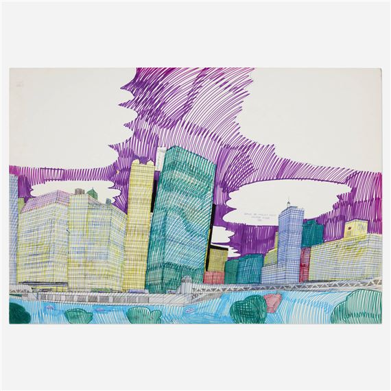 Wesley Willis | Chicago River (1991) | MutualArt