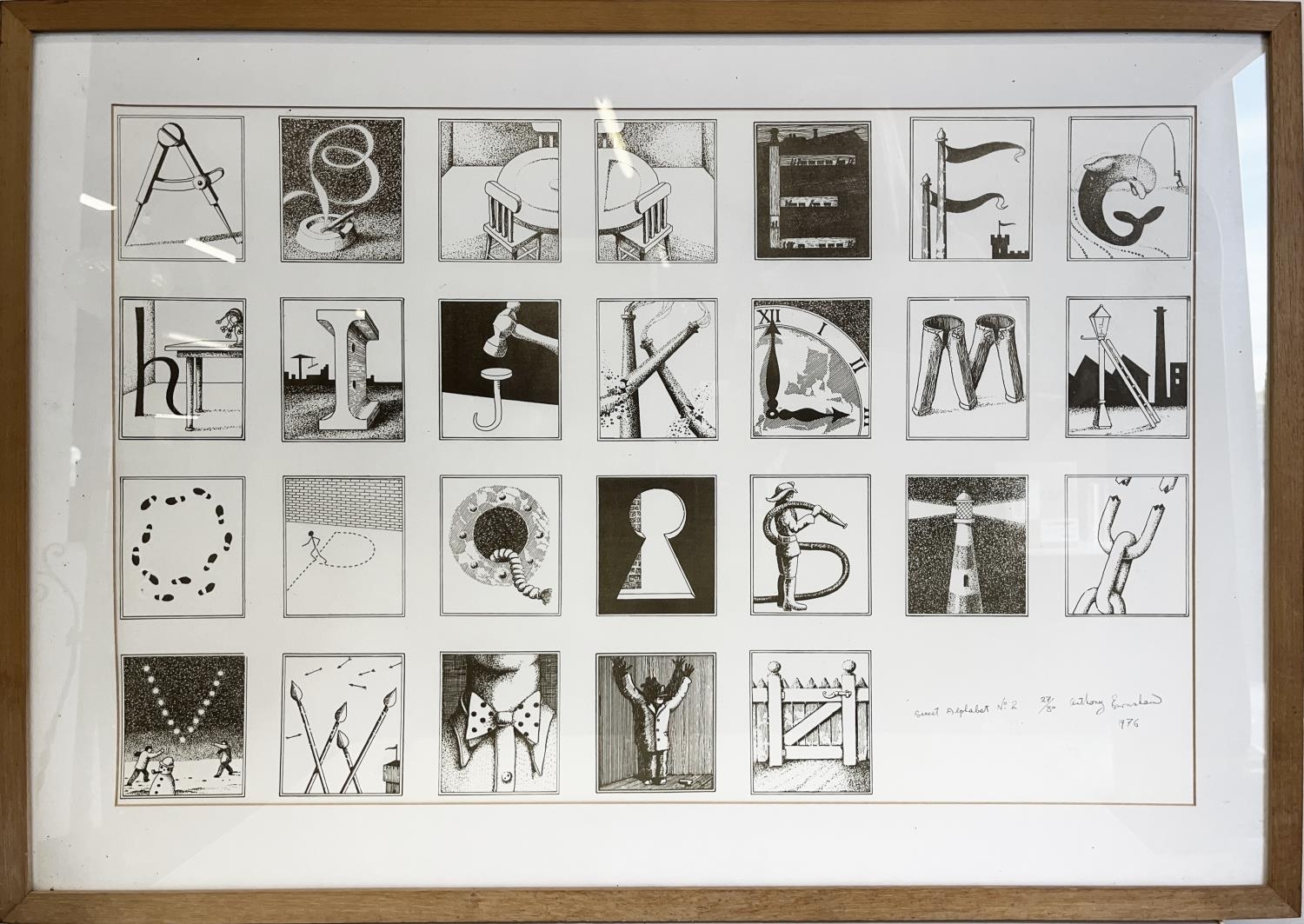 Anthony Earnshaw | Secret Alphabet No.2 (1976) | MutualArt
