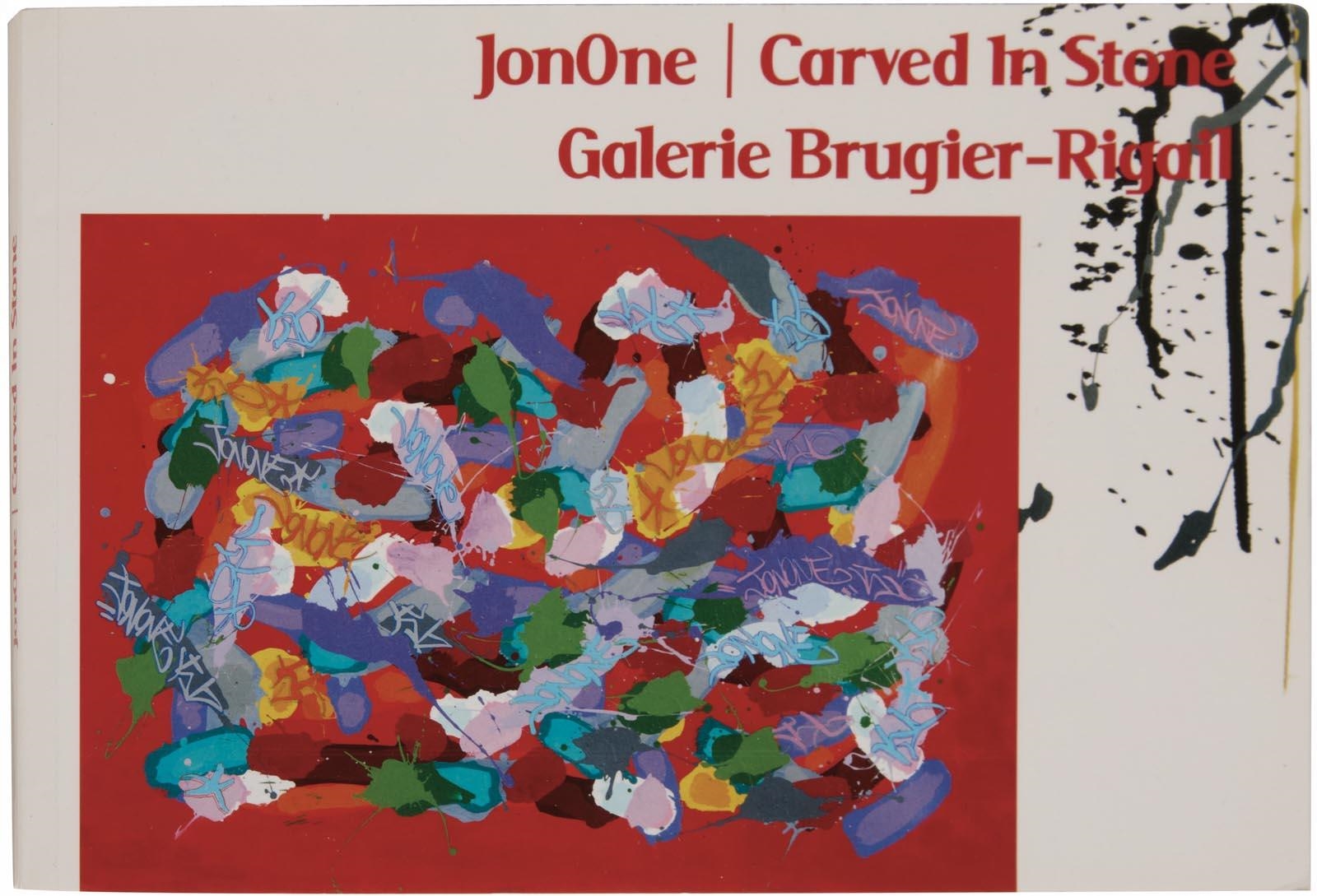 JonOne | Catalogue d’exposition « JonOne, Carved in Stone », galerie ...