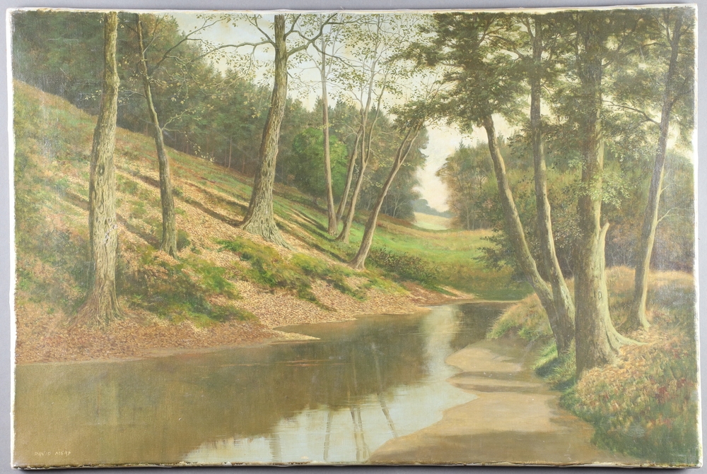 David Mead | woodland stream scene | MutualArt