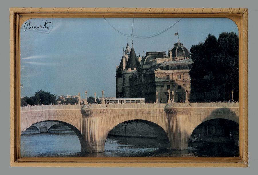 Christo | Pont Neuf wrapped Photograph (1990) | MutualArt