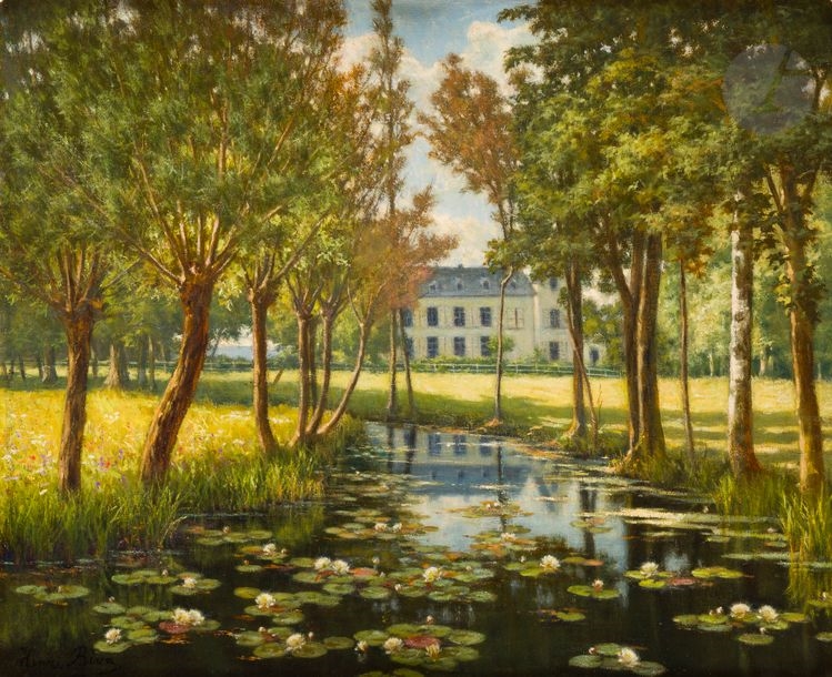 Henri Biva | Villeneuve-l'Étang embrumé | MutualArt