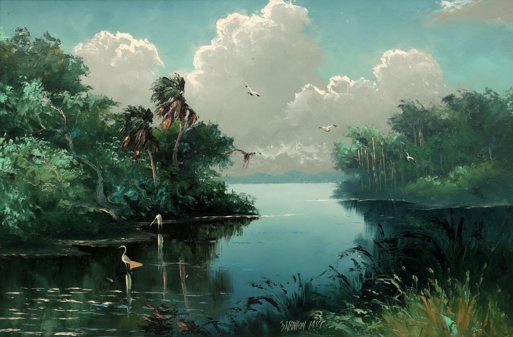 Sam Newton | SAM NEWTON FLORIDA HIGHWAYMEN HARMONY INLET | MutualArt