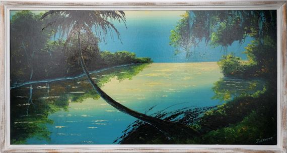 Isaac Knight | ISAAC KNIGHT FLORIDA HIGHWAYMEN LONE PALM JUMBO | MutualArt