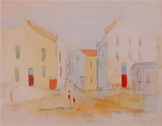 Douw Steyn | A Pair of Watercolours. Comprising of: 1.) Worker’s ...